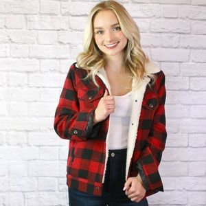Jackets & Coats | Buffalo Check Plaid Trucker Jacket S M L | Poshmark